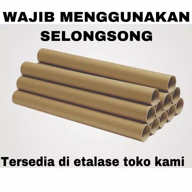 Jual SELONGSONG PACKING SELONGSONG DUS PAPER CORE KERTAS | Shopee Indonesia