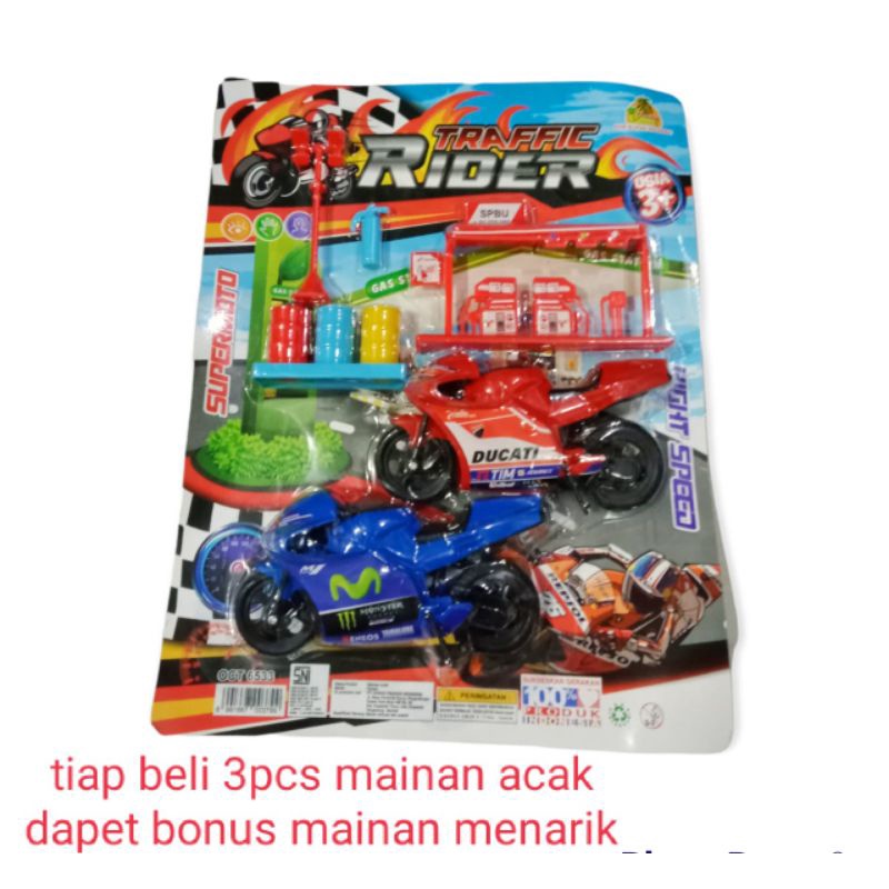 Jual mainan motor balap set alat pom bensin | Shopee Indonesia