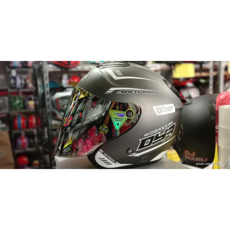Jual Helm Half face DYR OSAKA Original /mirip KYT KYOTO | Shopee Indonesia