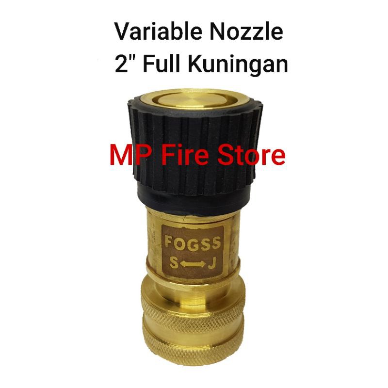 Jual Head Variable Fire Fog Jet Spray 2 Inch Nozzle Pemadam Full ...