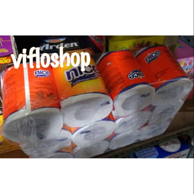 Jual Tissue Toilet / Tissue Gulung Nice (Isi 12 roll) | Shopee Indonesia