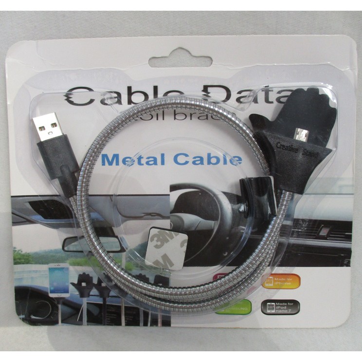 Jual Kabel Cable Data Chrome Flexibel /Coil Brace Flexibel/Metal Cable ...