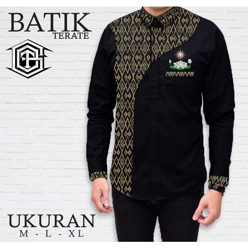 Jual BAJU KOKO BATIK PSHT-KEMEJA PSHT-BAJU KOKO MOTIF BATIK PSHT TERATE ...