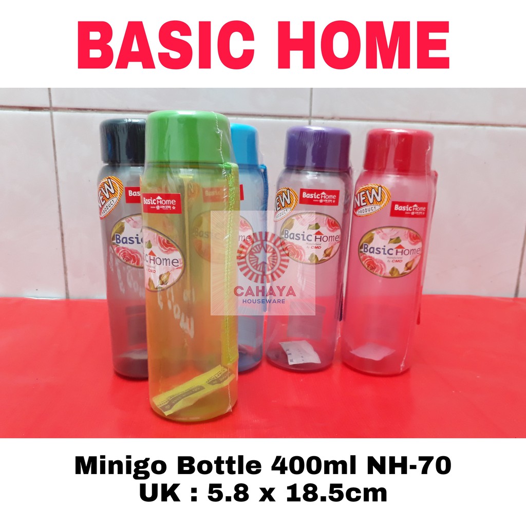 Jual BASIC HOME Minigo Bottle 400ml NH-70 Botol MInum Anak/ Botol ...