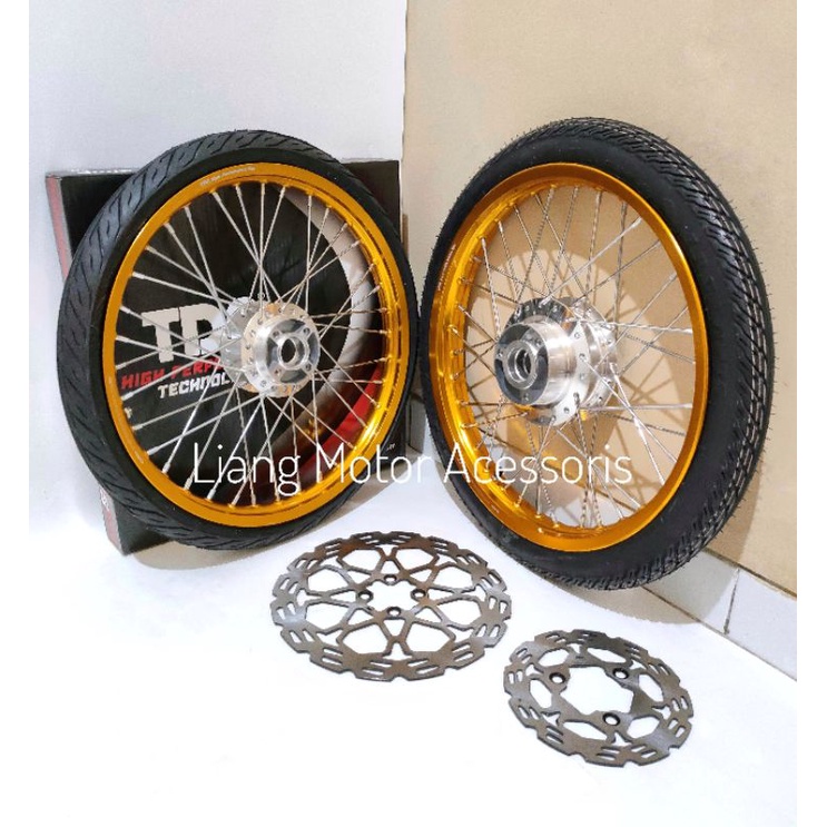 Jual Sepaket Velg TDR Tromol Set Jari2 Plus Ban - Paketan Velg Suzuki ...
