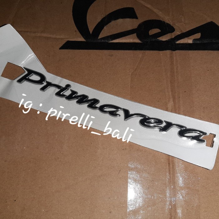Jual Sticker Primavera Di Tempong Body Samping Ori Emblem Stiker Vespa ...