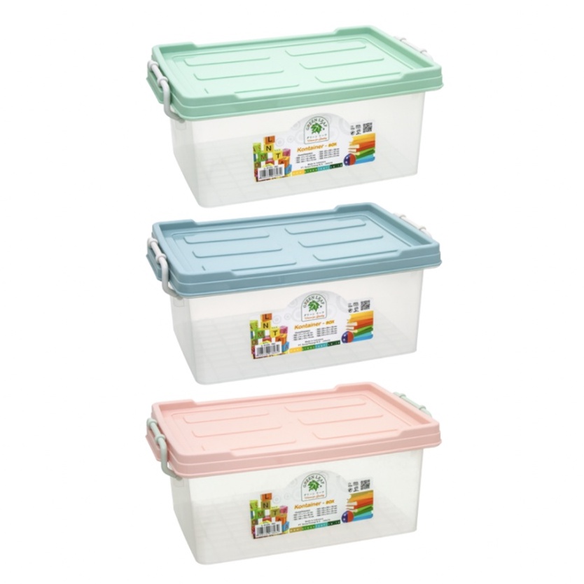 Jual Green Leaf 7803 Container Box 5,5 Liter Kotak Penyimpanan Sepatu ...