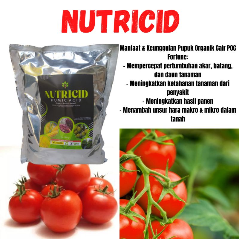 Jual PUPUK NUTRICID 1KG - HUMIC ACID PUPUK PEMBENAH TANAH ORGANIK ...