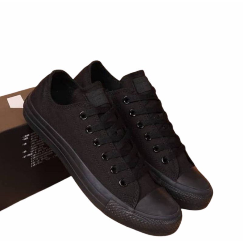 Jual SEPATU CONVERSEeeee 70s low FULL BLACK UKURAN JUMBO BIG SIZE 45 46 ...