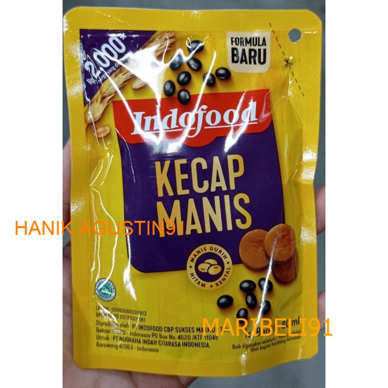 Jual Indofood Kecap Manis Refill Mini 60ml Maribeli91 | Shopee Indonesia