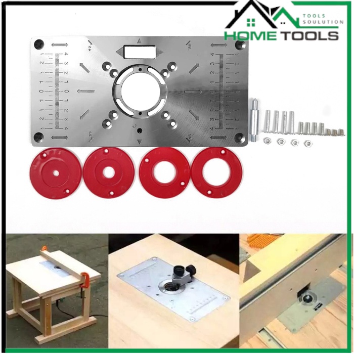 Jual Dudukan Mesin Trimmer Menjadi Router Table Insert Plate Universal ...