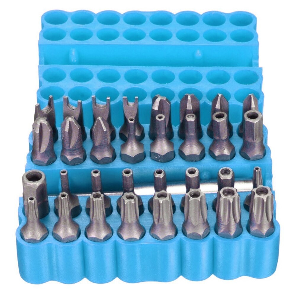 Jual IMPORT 33pcs/set Torx Hex Star Bit Set with Magnetic Holder for Any Drills Screwdriver ...
