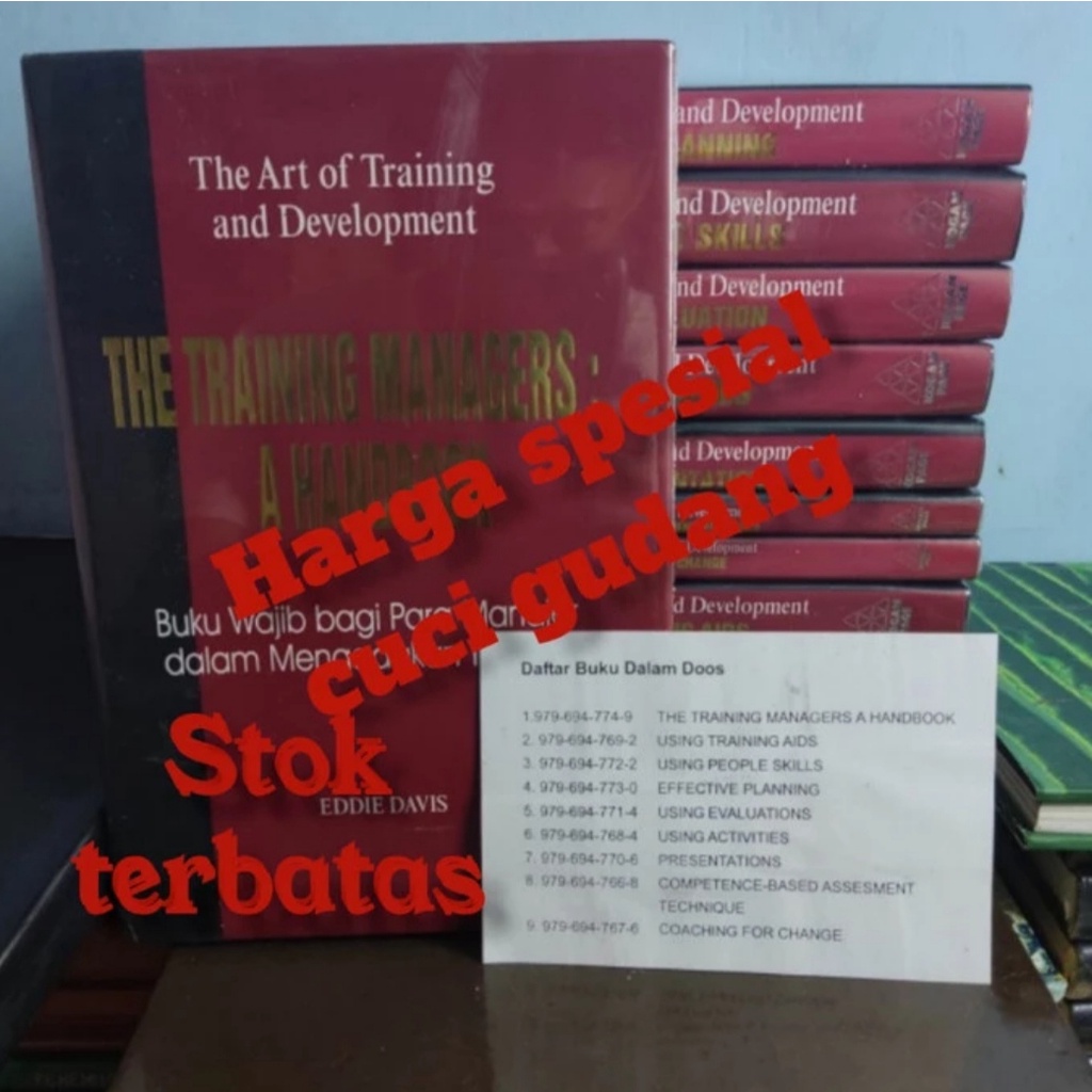 Jual Paket buku the art training and development 9 buku | Shopee Indonesia