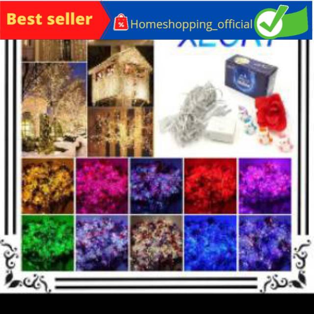 Jual lampu tumblr light 100 led 10 meter light hias unik paking dus ...