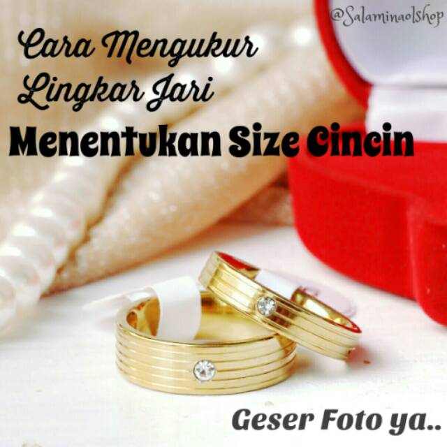 Jual Cara mengukur Lingkar jari. | Shopee Indonesia