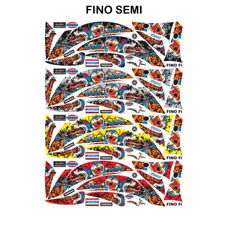 Jual STRIPING LIS BODY MOTOR YAMAHA FINO / STIKER YAMAHA FINO | Shopee ...