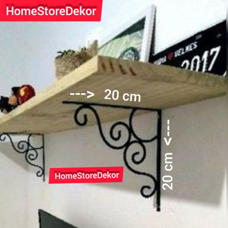 Jual RAK BESI SIKU PENYANGGA RAK DINDING/KAYU AMBALAN TERMURAH ...