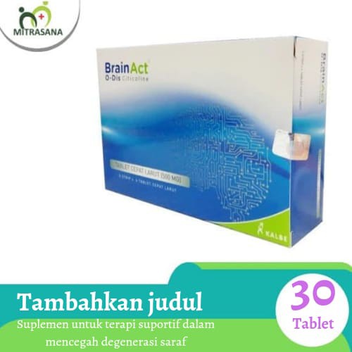 Jual Brainact Odis 500 mg - Suplemen Nutrisi Saraf Otak | Shopee Indonesia
