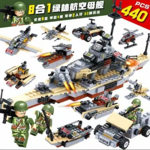 Jual Lego Block Army Giant Battleship Kapal Perang Militer | Shopee ...