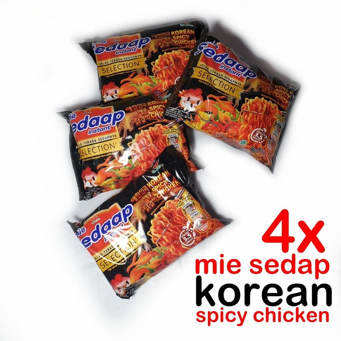 Jual 4x mie sedap MI SEDAP korean spicy chicken mie rasa ayam pedas ...