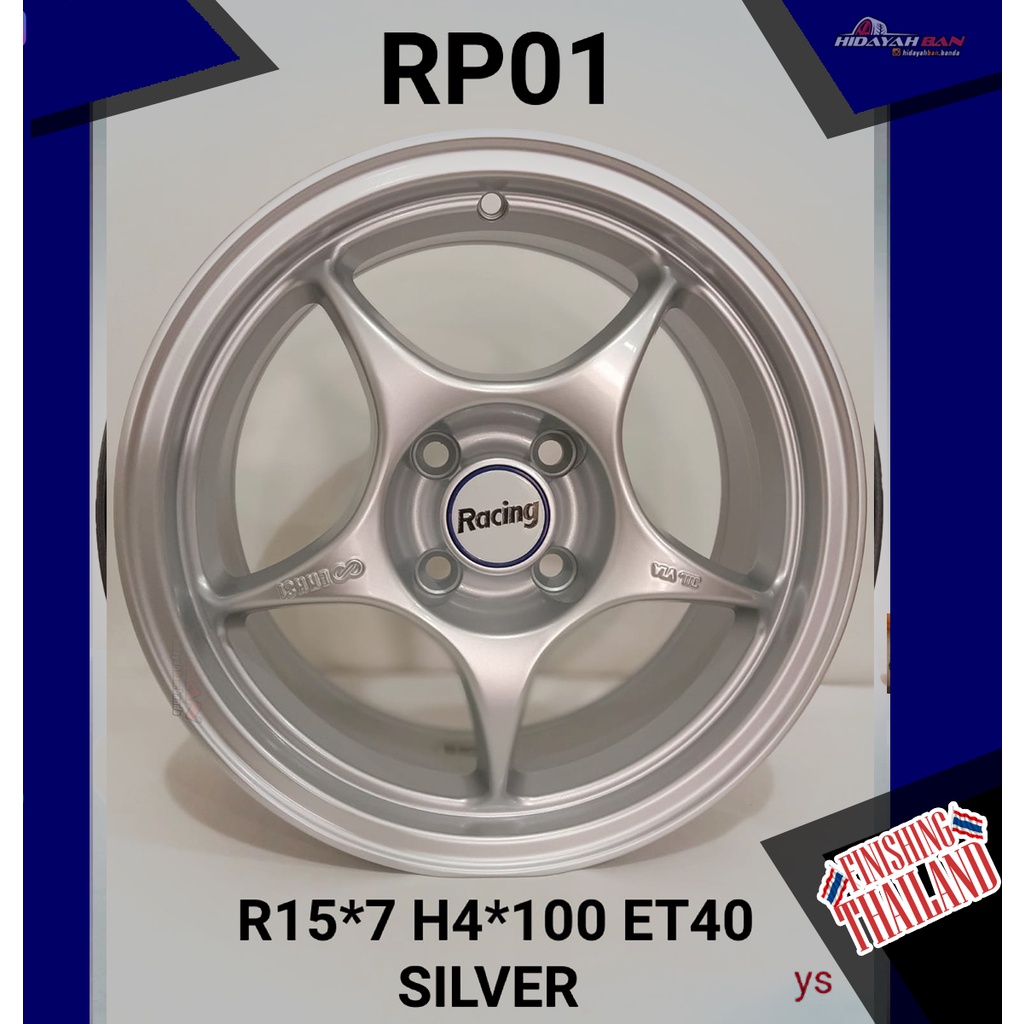 Jual Velg Mobil Enkei RP01 Ring 15x7 H 4x100 +35 SL | Shopee Indonesia