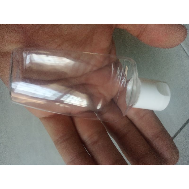 Jual botol plastik lotion/botol antist serbaguna isi 50ml tutup putih ...