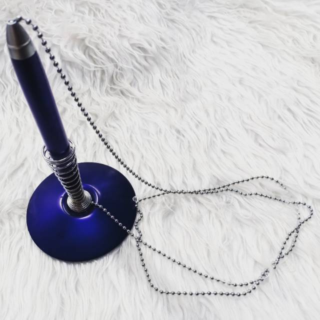 Jual Pen Meja / Pen Rantai / Ballpoint souvenir promosi | Shopee Indonesia