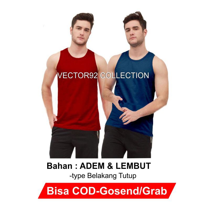 Jual SINGLET PRIA 003 \\ SINGLET KAOS DALAM COWOK | Shopee Indonesia