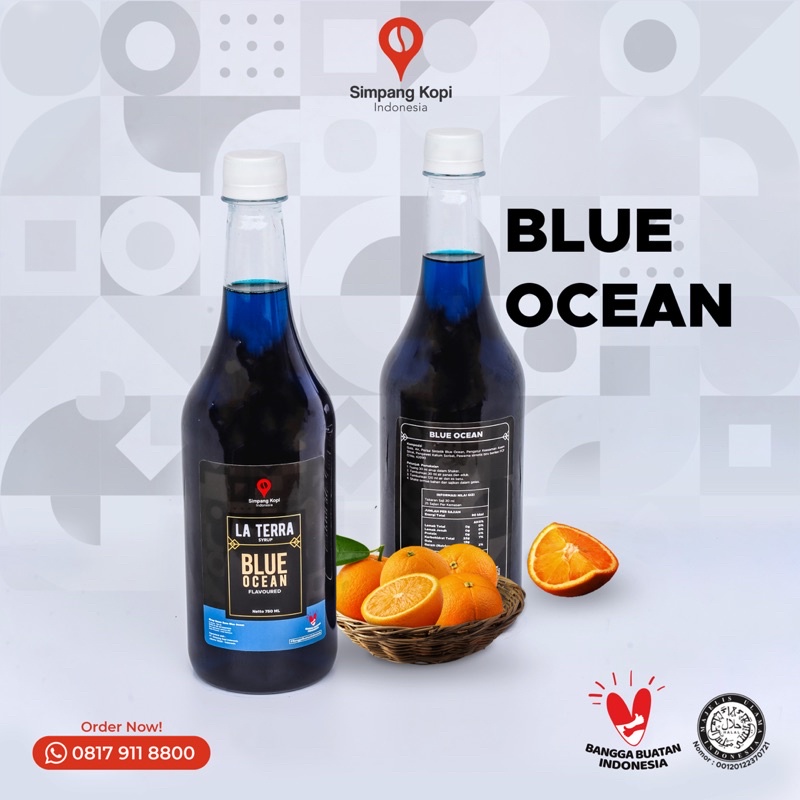 Jual La Terra Syrup Blue Ocean | Shopee Indonesia