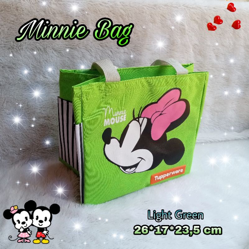 Jual Tas bekal Minnie Mouse ( Zipper bunga Es ) / Minnie Mouse Tas ...