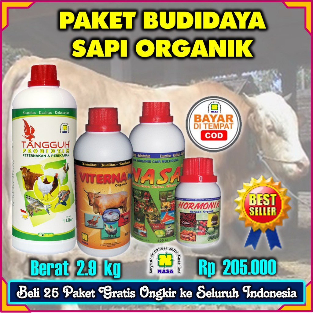 Jual READY PAKET BUDIDAYA DAN PERMENTASI PAKAN SAPI ORGANIK TANGGUH ...
