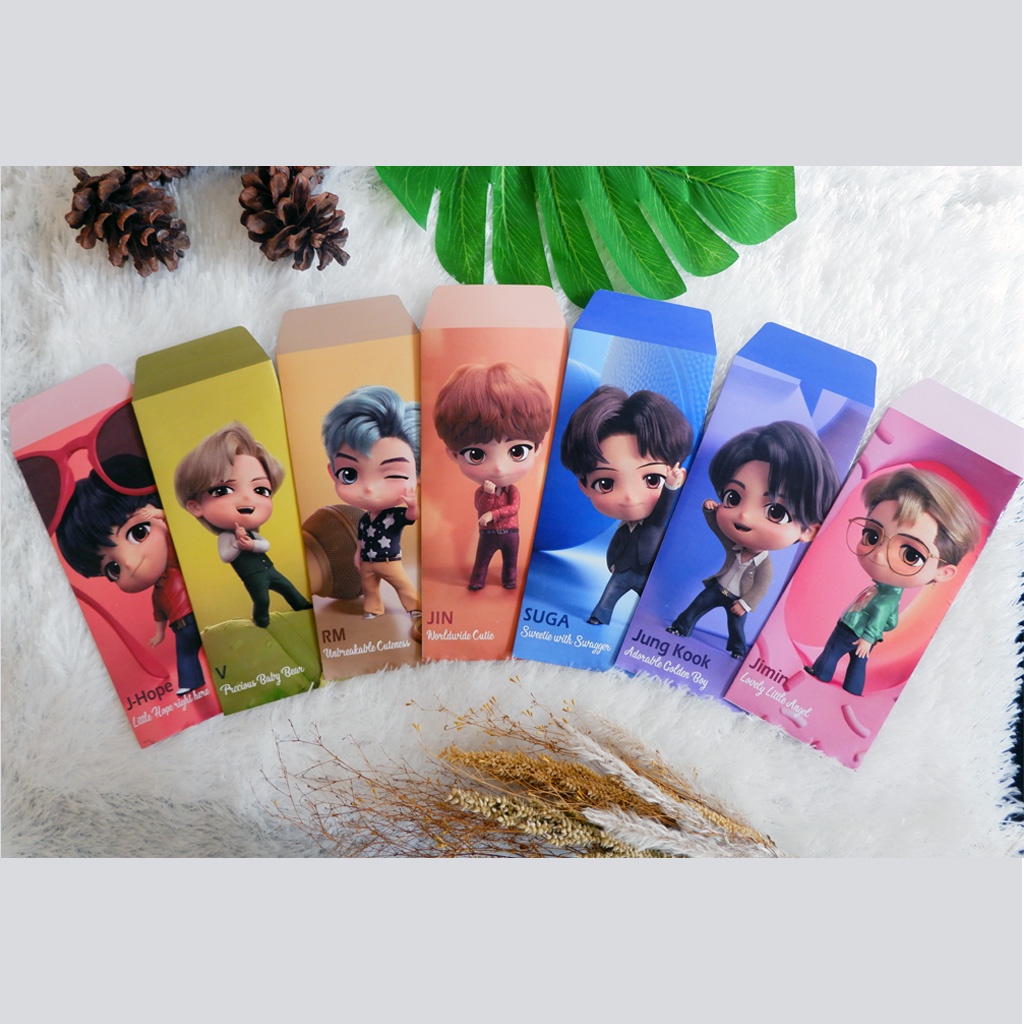 Jual Amplop / Angpao Lebaran Idul Fitri Karakter BTS / BT21/ Tinytan ...