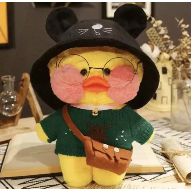 Jual Boneka bebek lalafanfan cafe mimi duck kostum topi mouse | Shopee ...