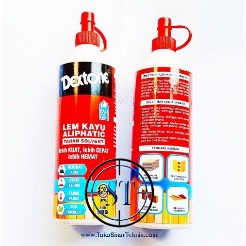 Jual Dextone Lem Kayu ALIPHATIC 500 gram Tahan Solvent Lebih Kuat ...