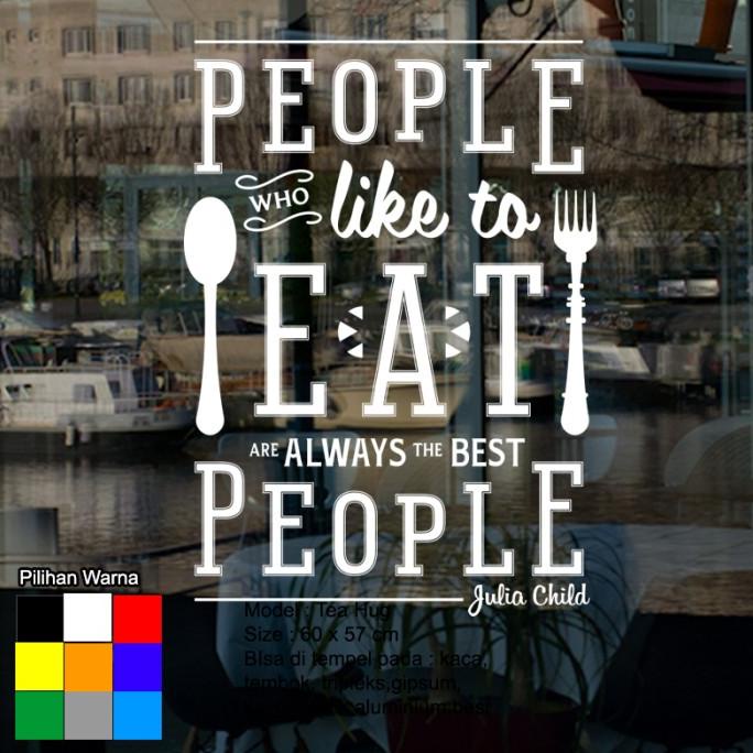 Jual Wall Cutting Sticker People Stiker Dinding Rumah Cafe Resto ...