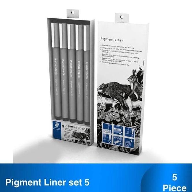 Jual Staedtler Pigment Liner - Set Pulpen Hitam | Shopee Indonesia