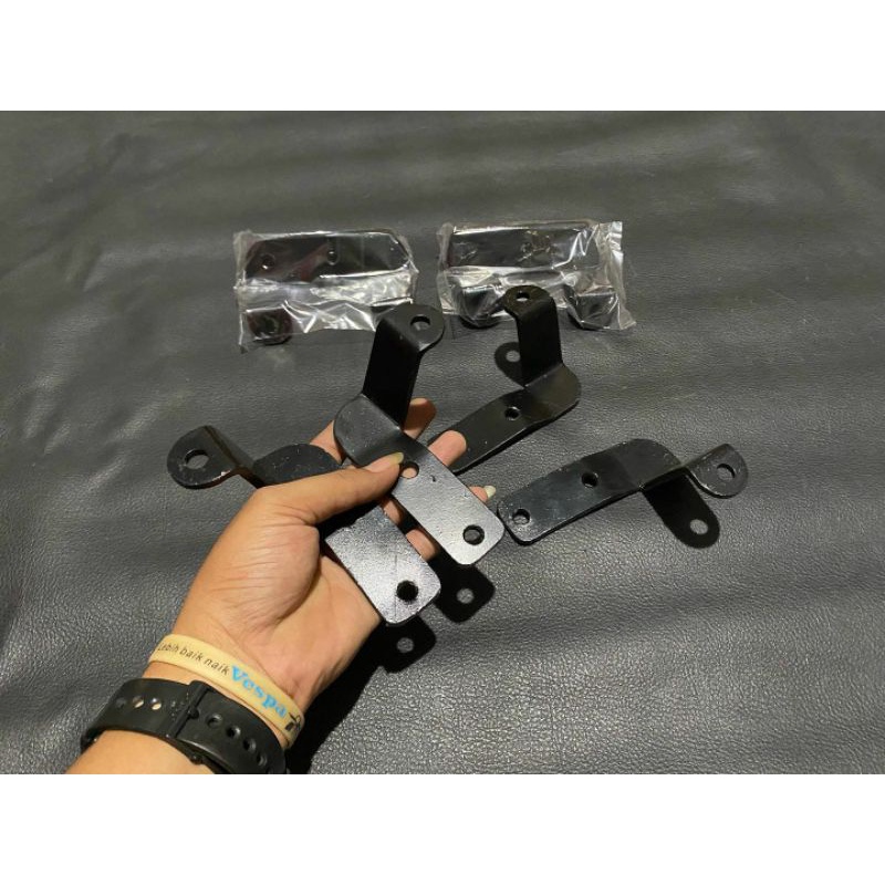 Jual Breket Spion vespa model Vigano tebal 4mm anti getar | Shopee ...