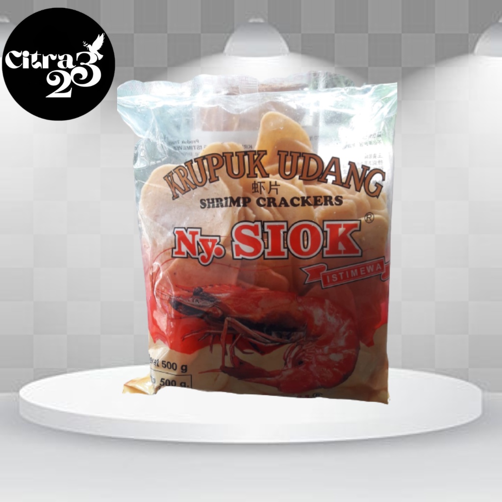 Jual Kerupuk Udang Oval & Stik Ny/Nyonya Siok 500gr - Enak,Renyah ...