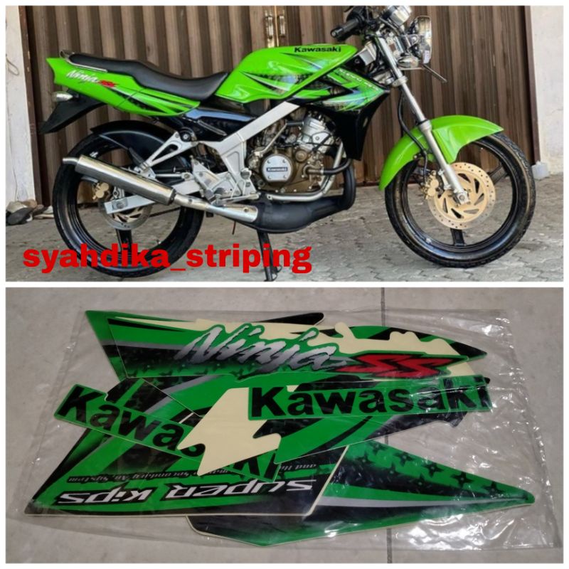 Jual STIKER STRIPING LIS BODY KAWASAKI NINJA SS 2012-2013 HIJAU NINJA 2 ...
