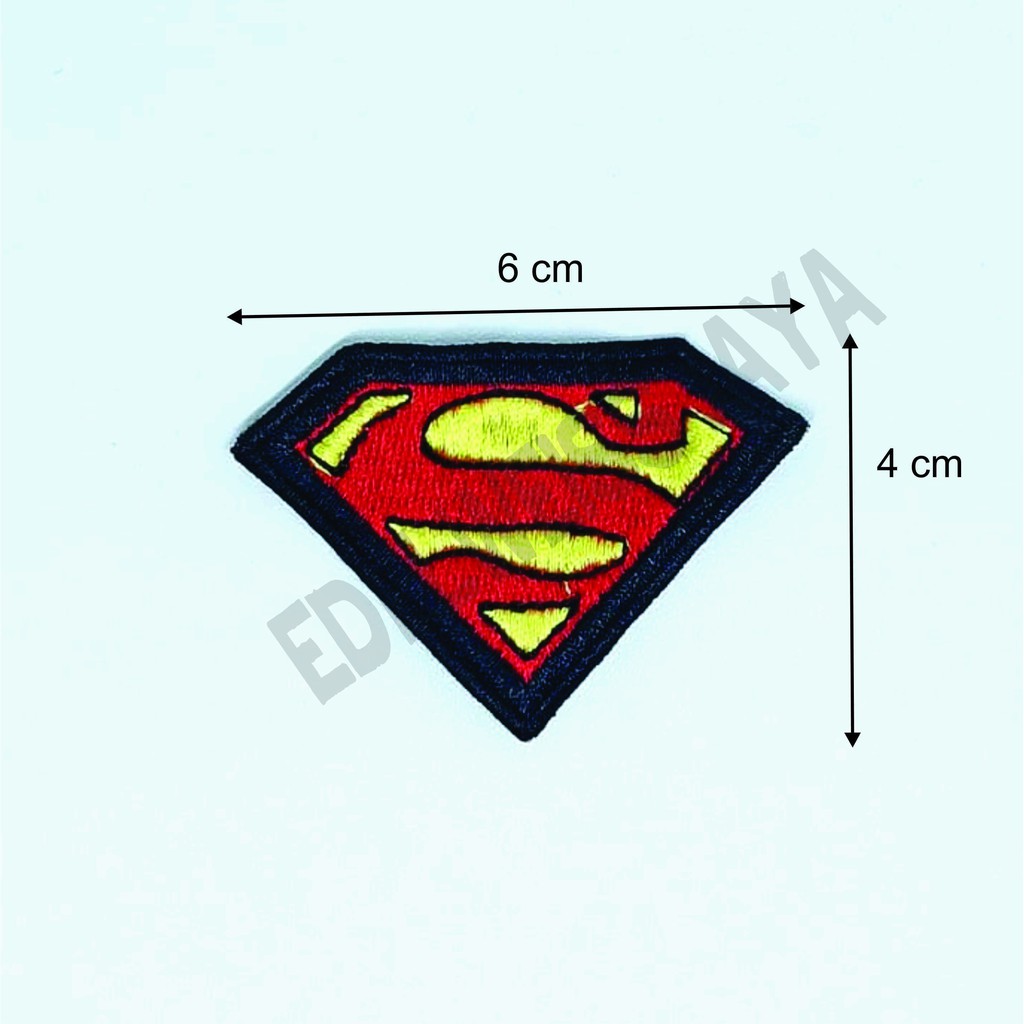Jual Emblem Iron Patch Superman | Shopee Indonesia