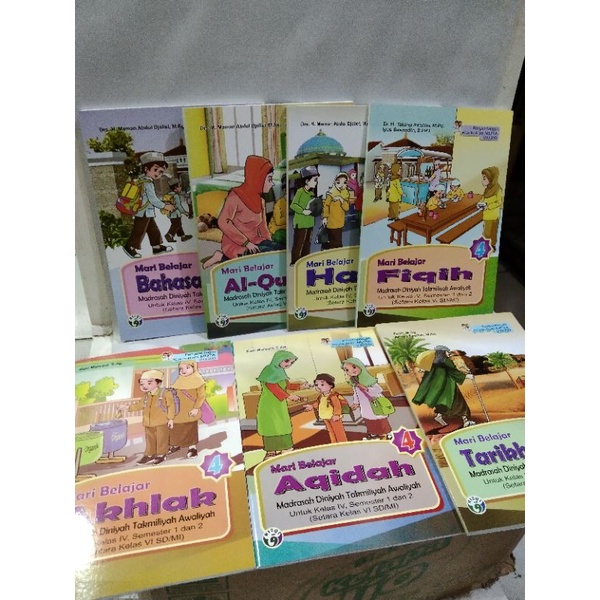 Jual buku satu paket madrasah Diniyah takmiliyah awaliyah kelas 4 ...