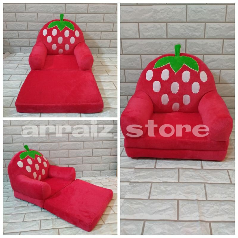 Jual sofa anak/sofa lipat anak/sofa lipat karakter/sofa boneka/kado ...