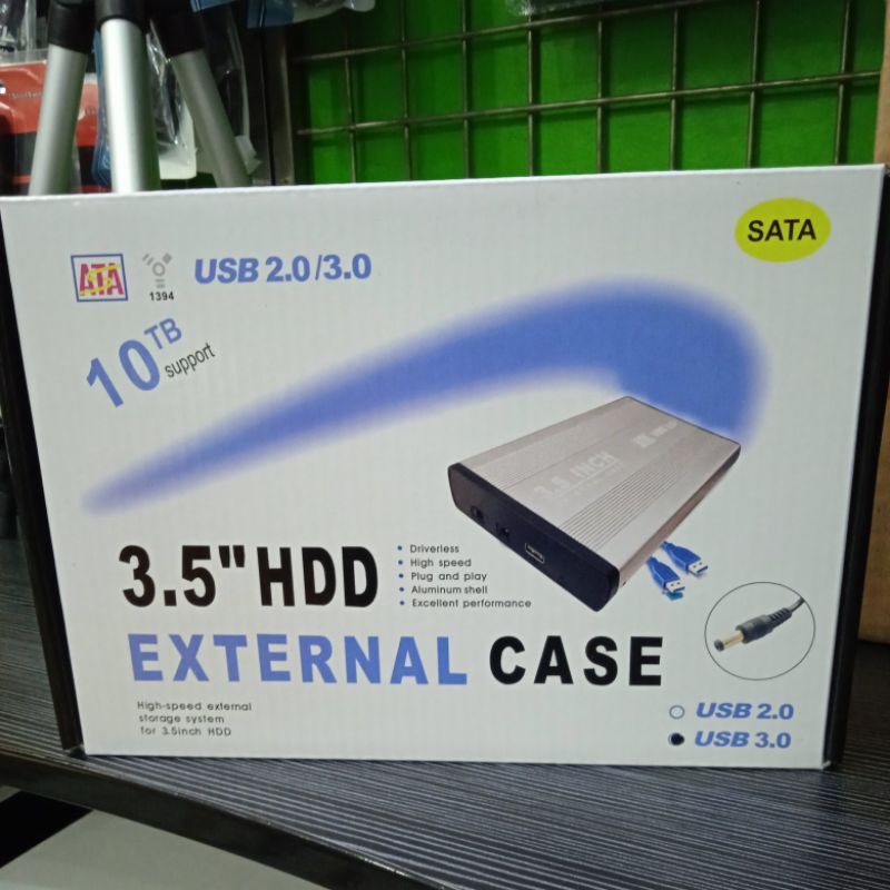 Jual Casing Hardisk External 3.5 SATA USB 3.0 HDD Case HDD Enclosure ...