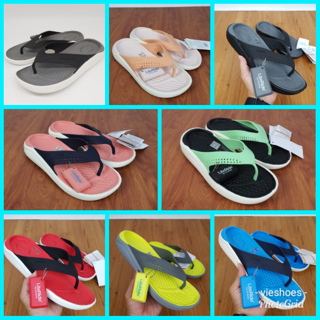 Jual Crocs LiteRide Flip Unisex Sandal | Shopee Indonesia