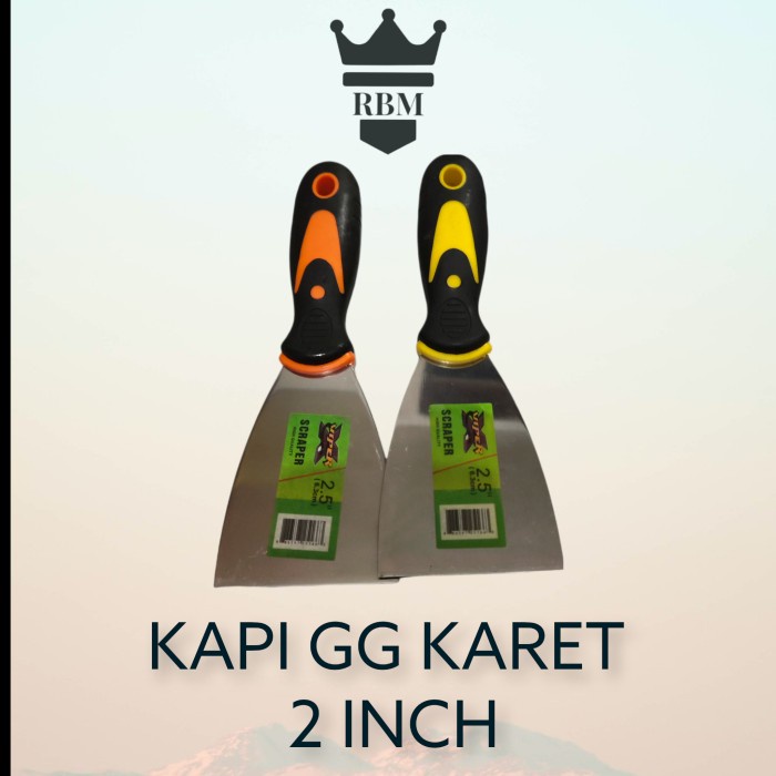 Jual Kapi Gagang Karet 2 Inch ( 5cm ) GG Scrapper | Shopee Indonesia