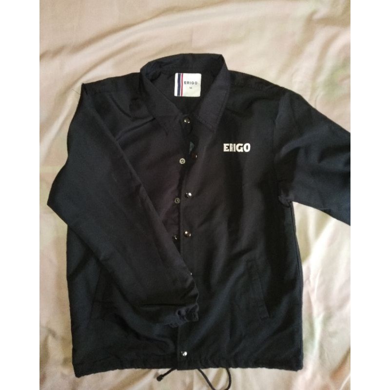 Jual (PRELOVED) ERIGO COACH JACKET ODAIBA BLACK (pemakaian pribadi ...