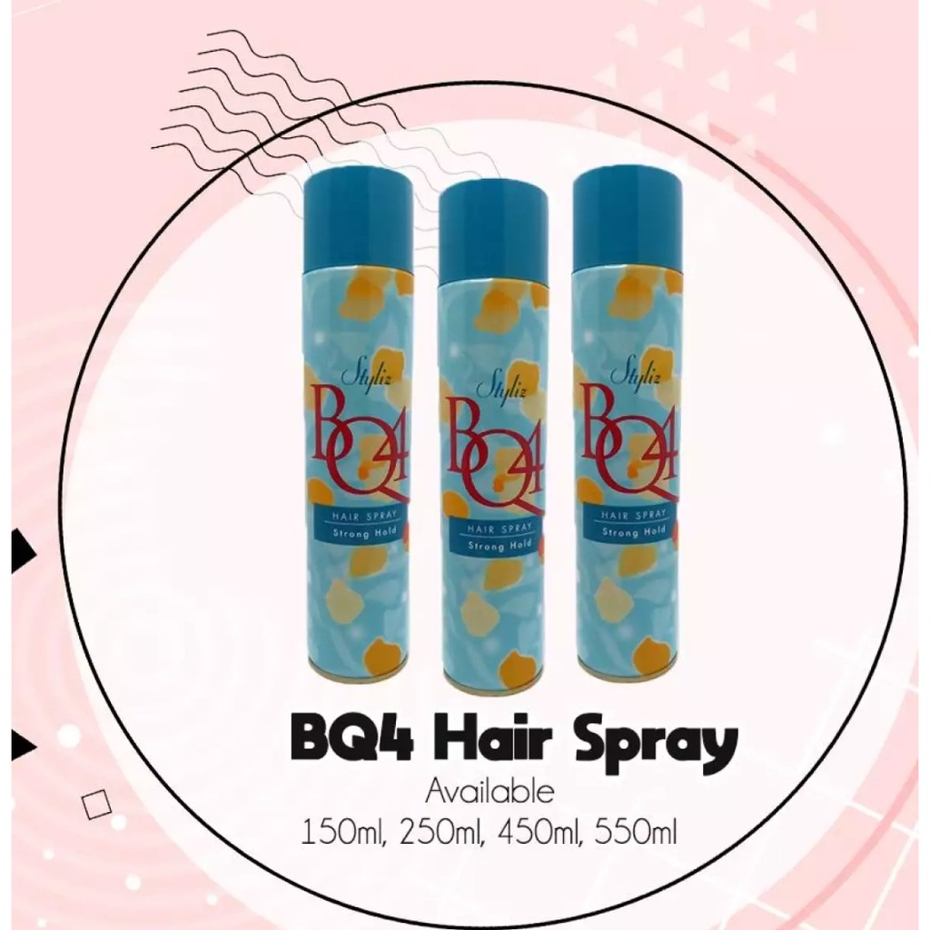 Jual BQ4 Hair Spray Rambut Sanggul - Hair Spray Rambut tahan lama ...