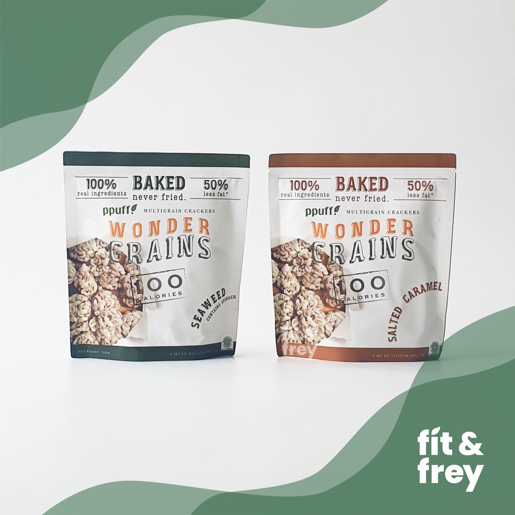 Jual PPUFF Wonder Grains 25g - Multigrain Crackers - Seaweed / Salted ...