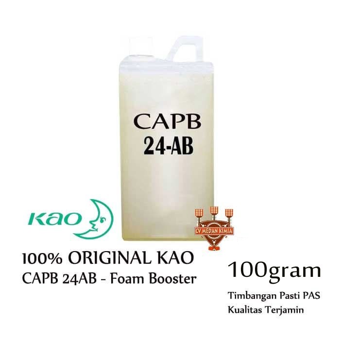 Jual CAPB KAO 100gram Cocamidopropyl Betaine 24AB 100 gram Foam Booster ...