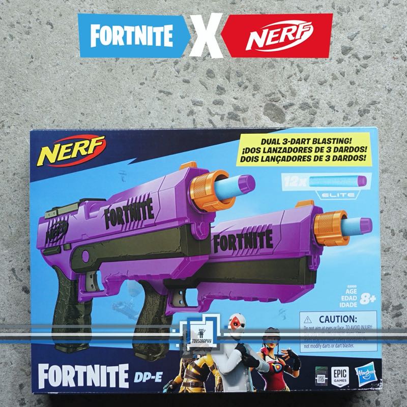Jual Nerf Fortnite DPE Blaster 2 Pack DP-E DP E HCE SMG ARL Handgun ...